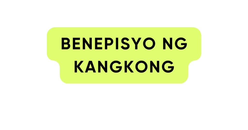Benepisyo ng Kangkong - Gamotsa